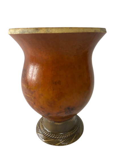 Cuia de Chimarrão Porongo com Pé - Canetacor